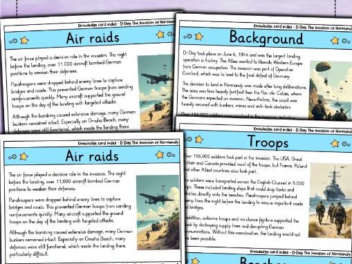 D-Day - Flashcards on the Normandy Invasion, Key Events, and Historical ...