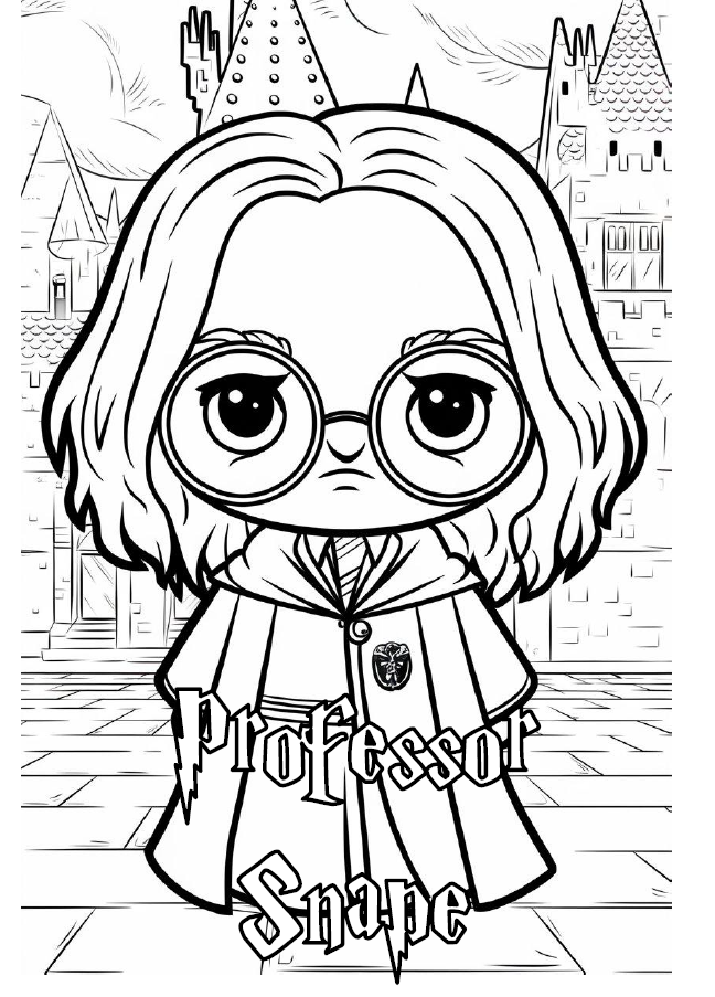 25+ Harry Potter Story Book Characters Coloring Colouring Colour Pages ...
