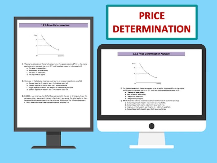 A level Economics - How Markets Work Worksheets (Topic 1.2) | Teaching ...