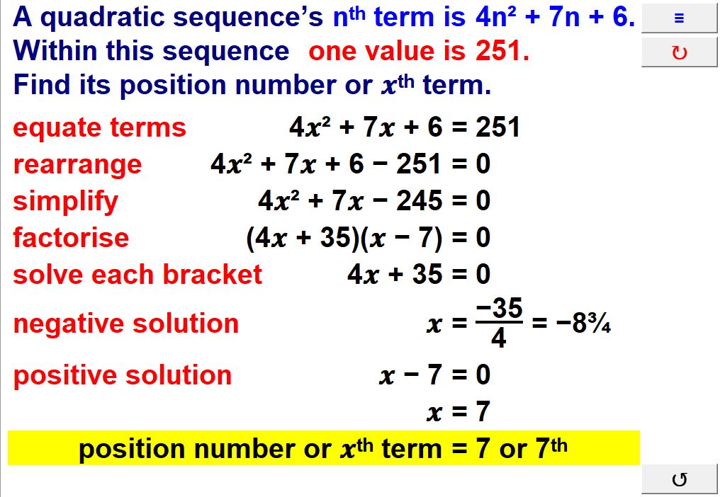 Solve Problems Using Quadratic Equations | Teaching Resources