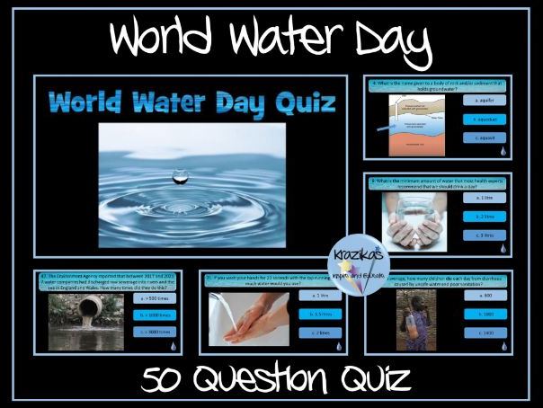 World Water Day Quiz | Teaching Resources
