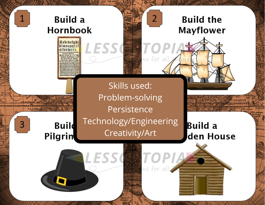 Minecraft Challenges | Colonial Life | STEM Activities | Teaching Resources