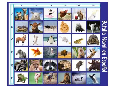 Animals 6 Spanish Photo Game Bundle | Teaching Resources