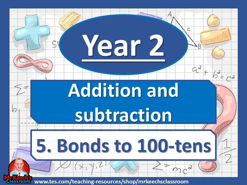 Year 2 Addition And Subtraction Bonds To 100 Tens White Rose 