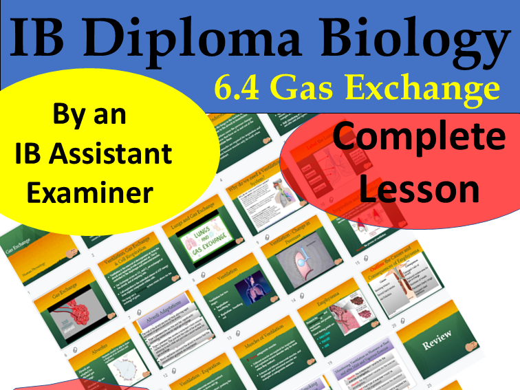 IB Biology Topic 6 4 Gas Exchange PPT Teaching Resources IB Biology Topic 6 4 Gas Exchange PPT Teaching Resources