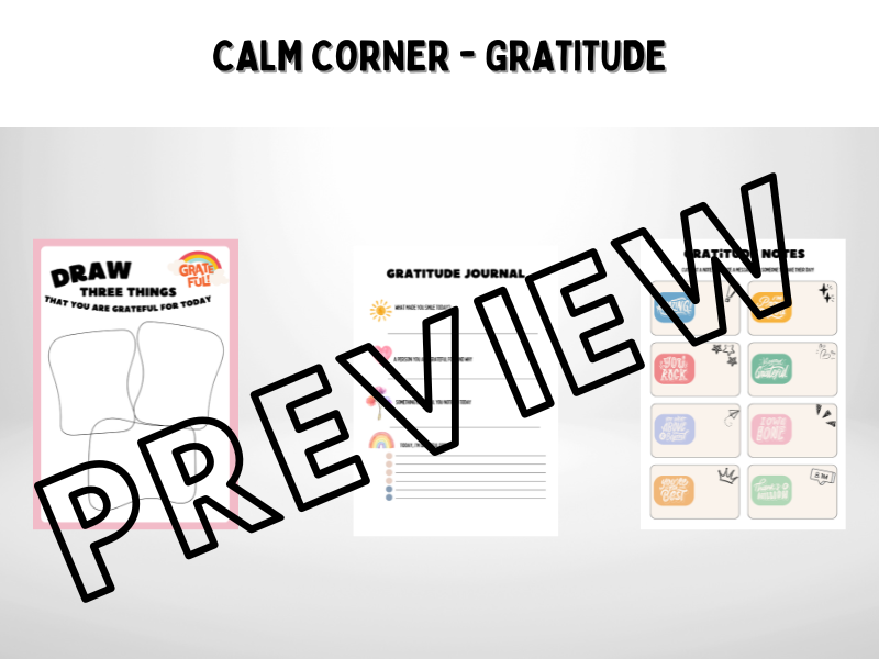 Calm Corner Activities Pack – Engaging Printables | Teaching Resources