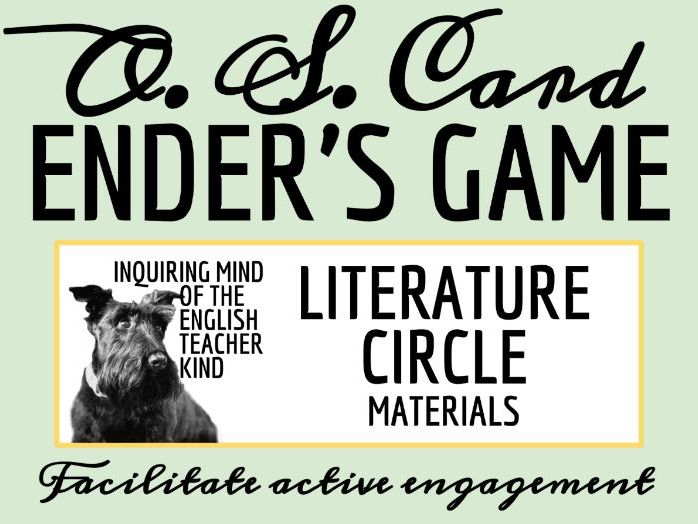 Ender's Game by Orson Scott Card Collaborative Literature Circle ...