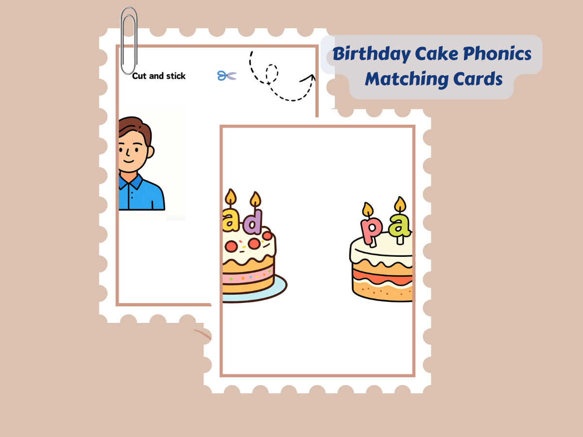 CVC Word Matching Cut and Paste Activity | Teaching Resources