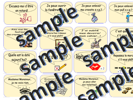 Target Language Classroom Signs: French by Polly_Glott | Teaching Resources