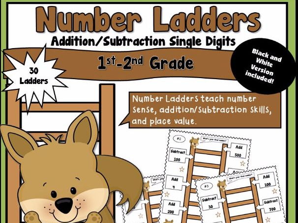 Number Ladders using Place Value 1-10-100 by teacherstakeout | Teaching ...