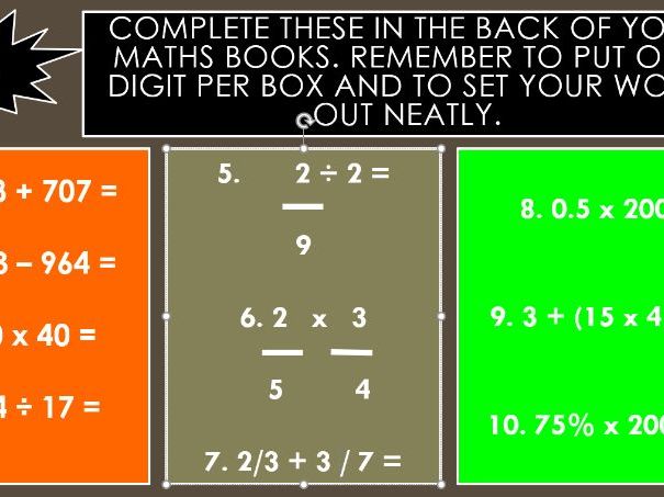 Daily Maths Fluency - Year 6 | Teaching Resources