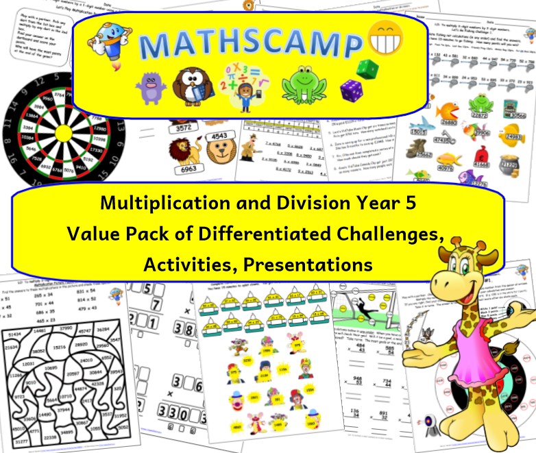 Multiplication And Division Year 5 Value Pack Teaching Resources