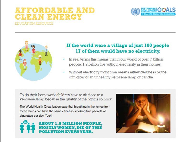 Exploring SDG 7 - Clean and Renewable Energy | Teaching Resources