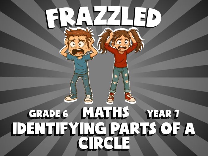 Identifying Parts of a Circle FRAZZLED Maths Game | No-Prep Year 7 ...