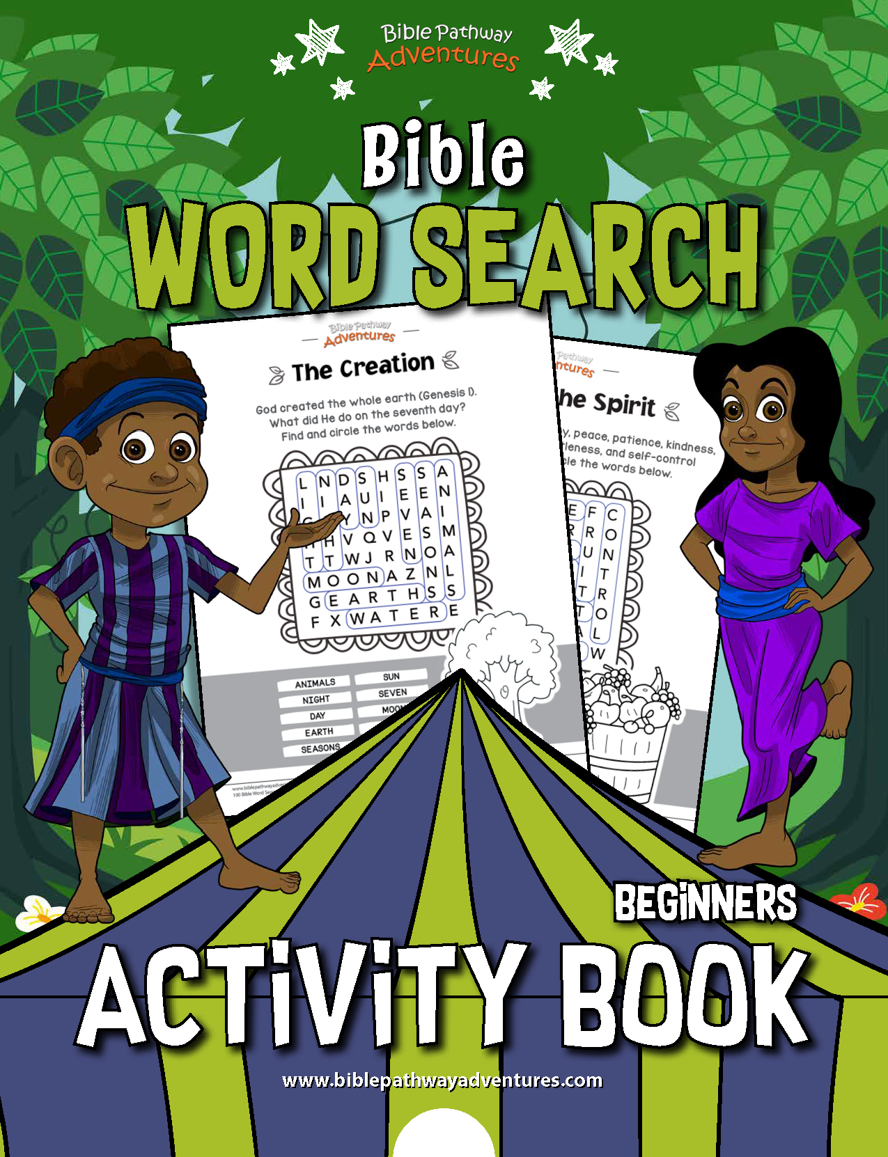 Bible Word Search Activity Book for Beginners | Teaching Resources