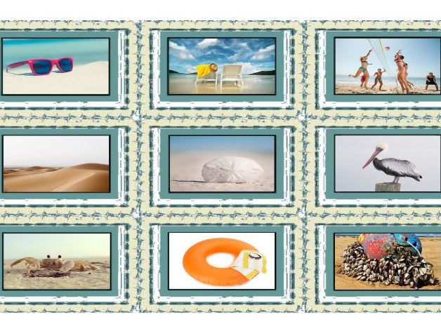 Beach Things and Activities Lists 6 Spanish Photo Game Bundle ...