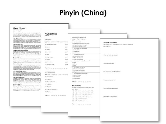Pinyin (China) | Teaching Resources
