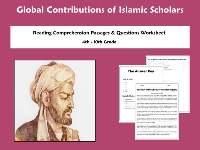 Global Contributions of Islamic Scholars: Reading Comprehension ...