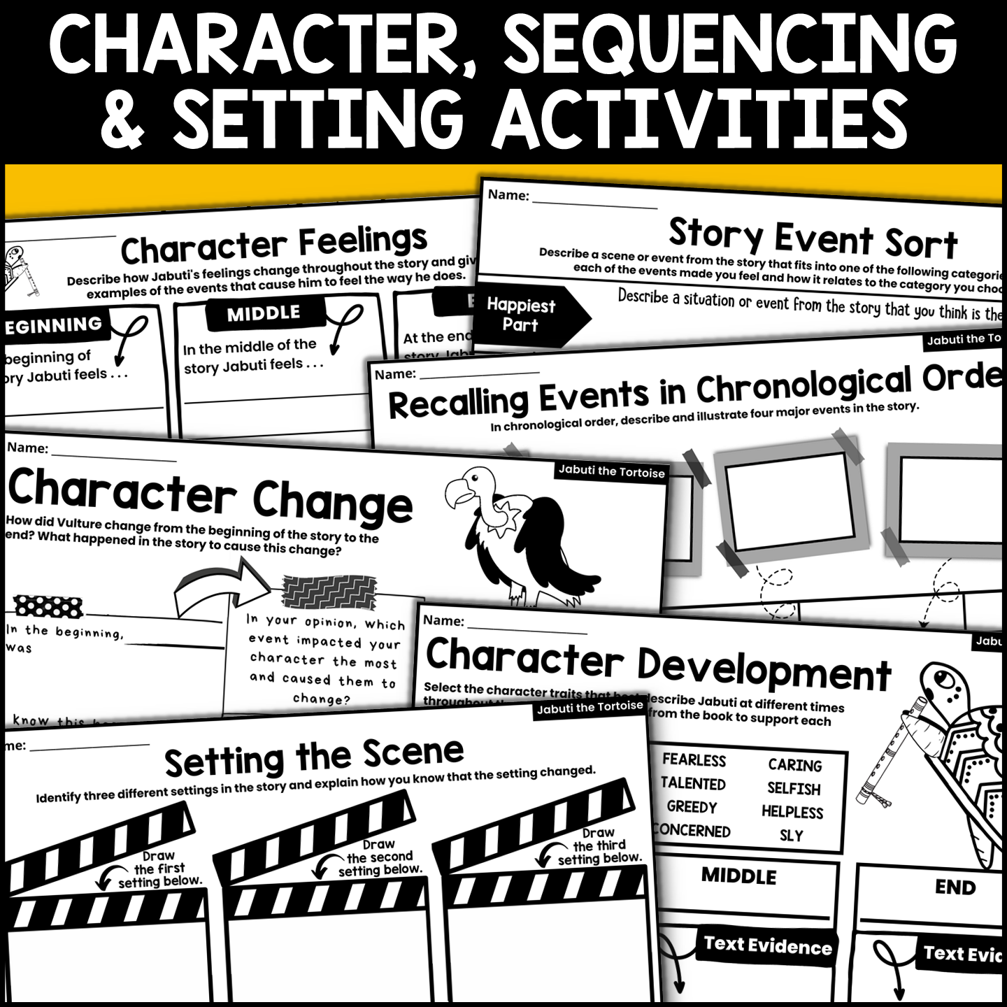 Jabuti the Tortoise Interactive Read Aloud Book Companion Activities ...