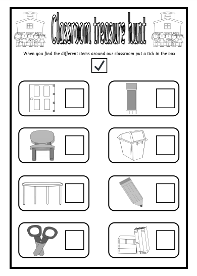 Classroom Treasure Hunt | Teaching Resources