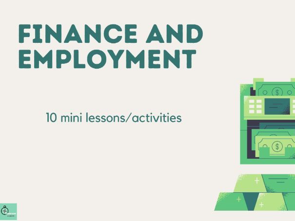 Finance and employment | Teaching Resources
