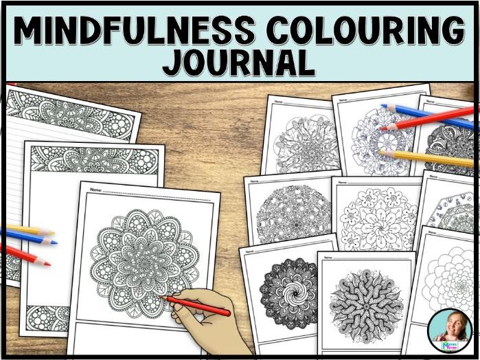 Mindfulness Colouring Growth Mindset Journal Pages | Teaching Resources