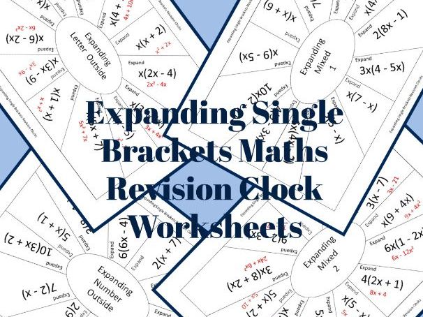 Expanding Single Brackets Maths Bundle Worksheets | Teaching Resources Expanding Single Brackets Maths Bundle Worksheets | Teaching Resources