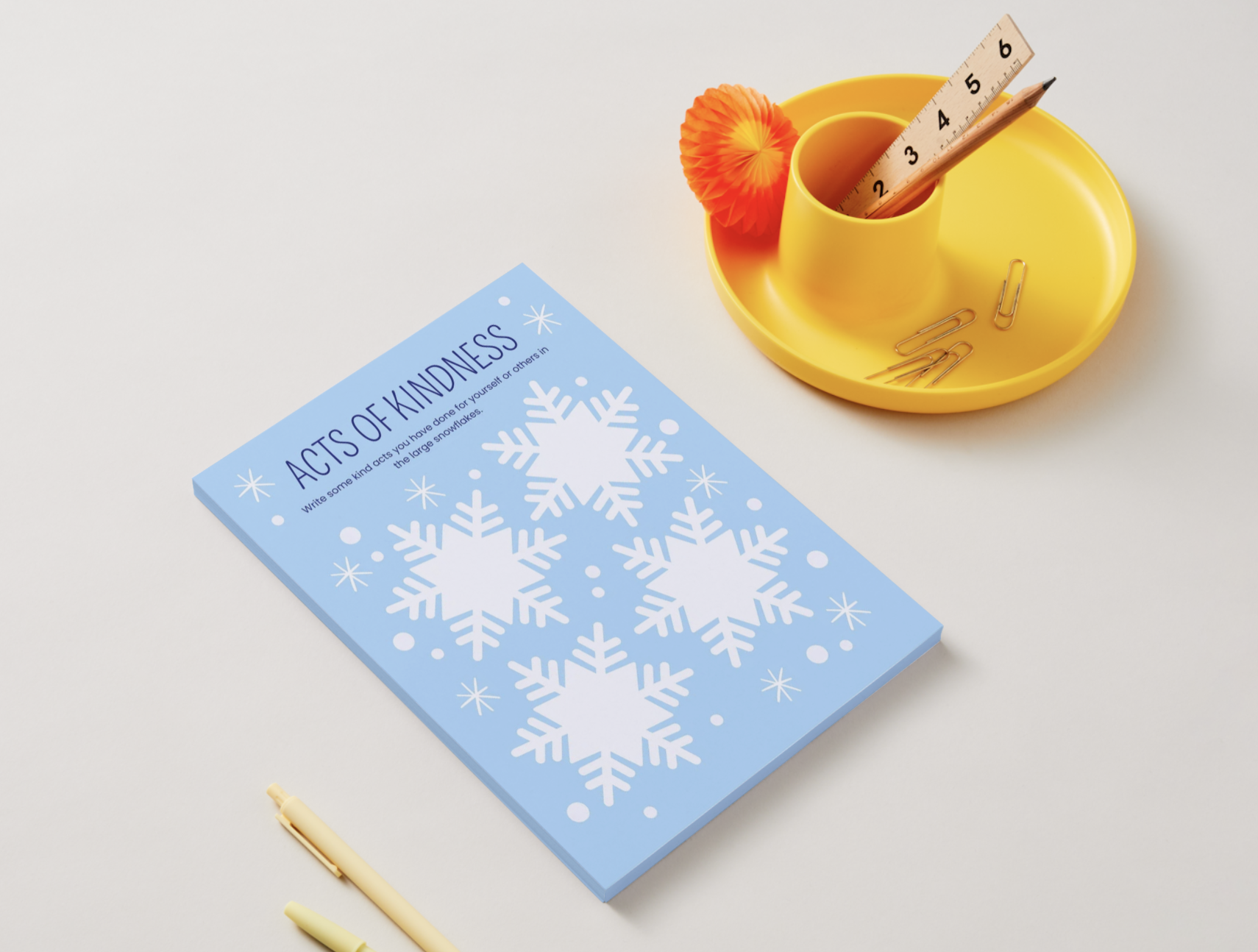 Winter Acts of Kindness & Snowflake Number Skills Pack | Teaching Resources