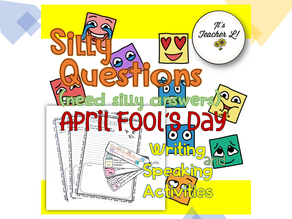 April Fools' Day Writing Worksheets and Speaking Task Cards | Teaching ...