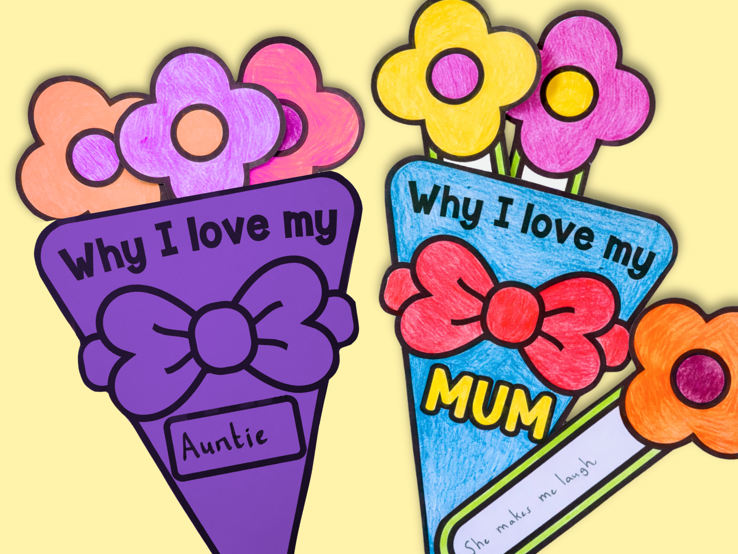 Mother's Day flower bouquet craft | Teaching Resources