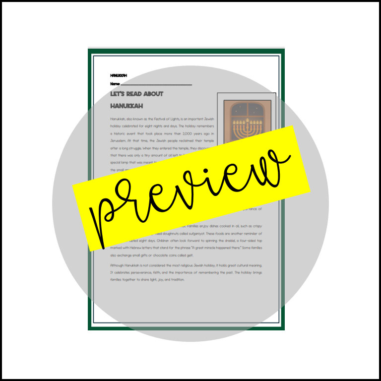 Christmas Around the World Comprehension Pack | KS2–KS3 Reading ...
