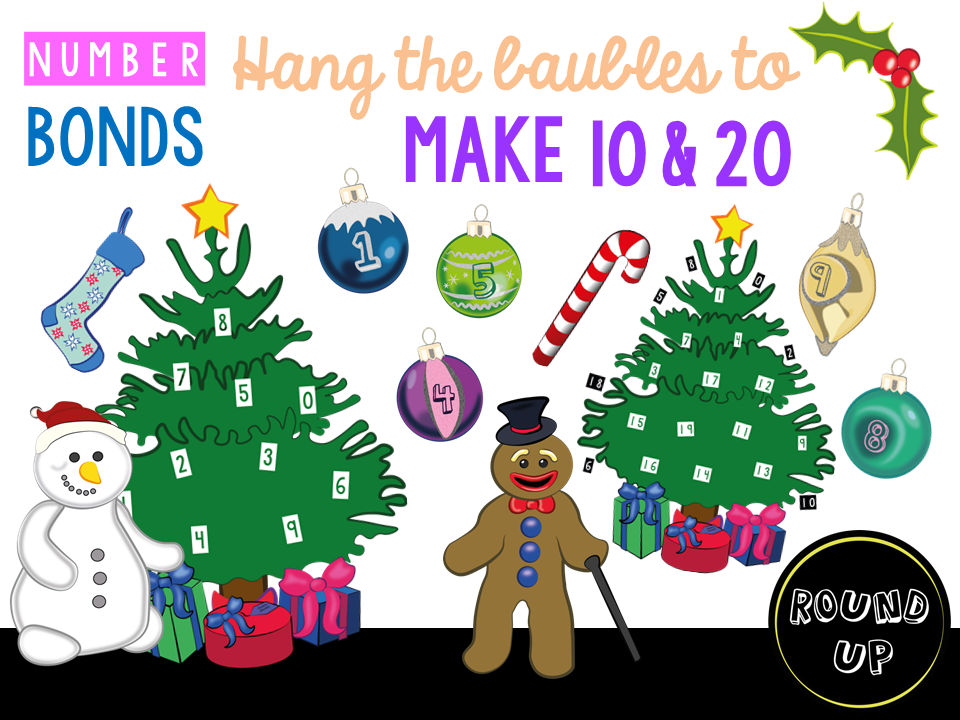 Christmas Number Bonds Teaching Resources Christmas Number Bonds Teaching Resources