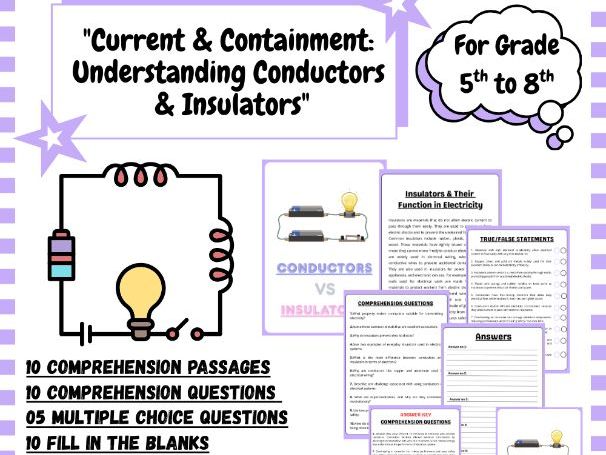 Current & Containment: Conductor & Insulator Science Activities for ...