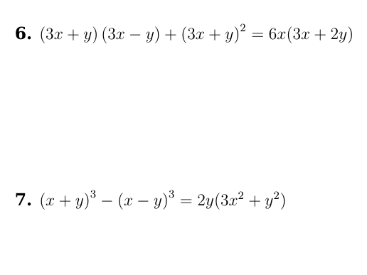 Algebraic Identities Easy And Harder Questions Bundle Teaching