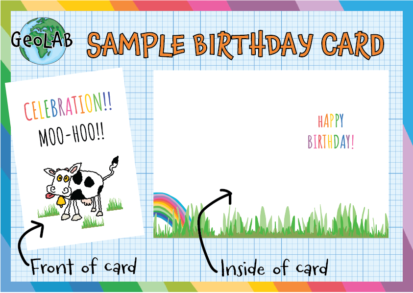 Printable Birthday Cards for the Classroom 16 Original Designs (KS1–KS3 ...