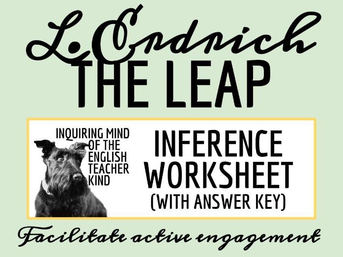 "The Leap" by Louise Erdrich Close Reading Analysis Worksheet (Short ...