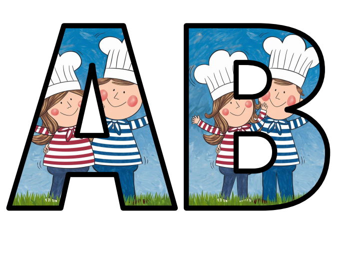 Baker Chefs Dramatic Role Play Center Area Lettering Set Display Title ...