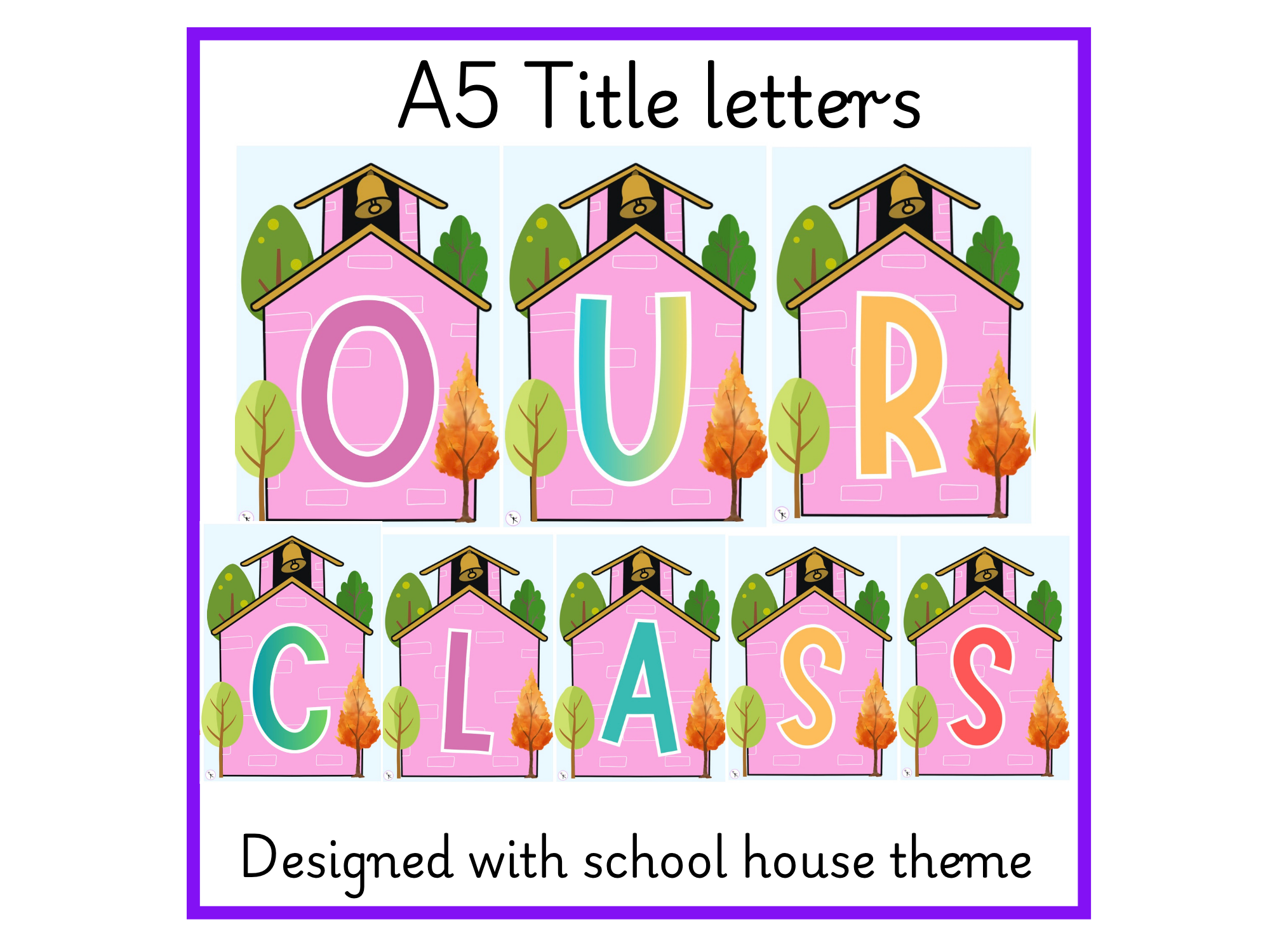 Our Class is a Family Bulletin Board Display Lettering | Teaching Resources