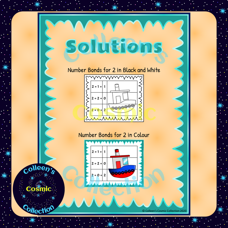 FREEBIE Number Bonds Self-Checking Cut and Paste Strip Puzzles for ...