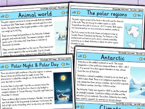 Polar Regions - Flashcards | Geography | Climate, Ecosystems & Wildlife ...