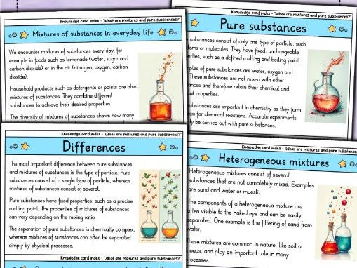 Substances - Flashcards | Chemistry | Types, Separation Methods ...