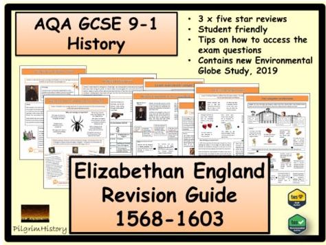 Elizabethan England 1568-1603 Revision Guide AQA GCSE 9-1 by ...
