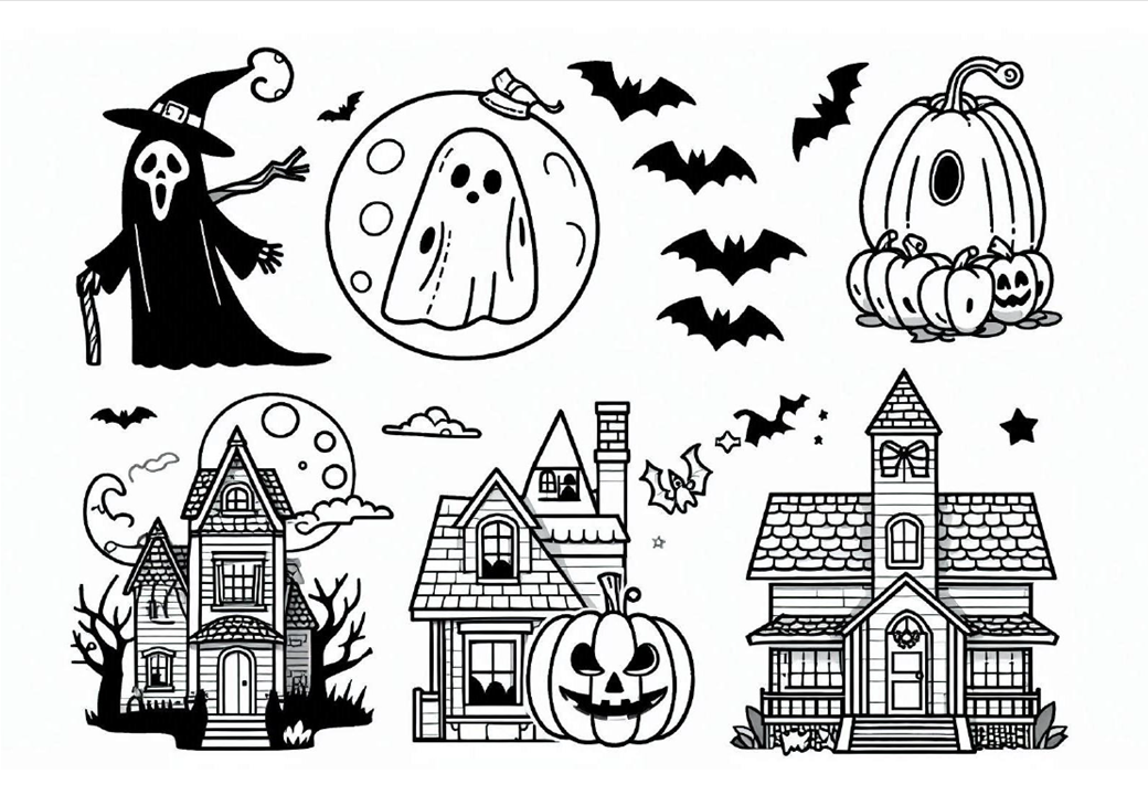 Halloween Coloring Book - 30 Coloring Pages! | Teaching Resources