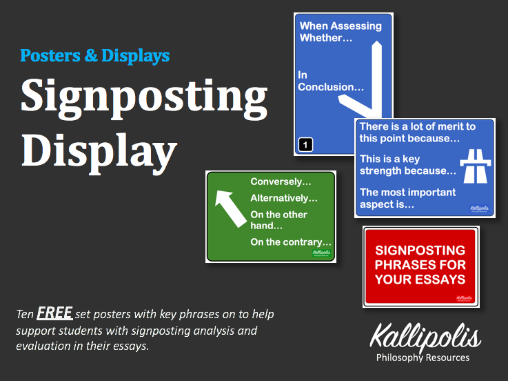 FREE Signposting Posters for Classroom Display | Teaching Resources