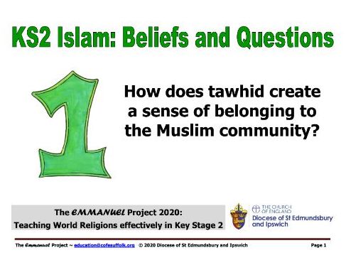 KS2 Islam: Beliefs and Questions Powerpoint | Teaching Resources