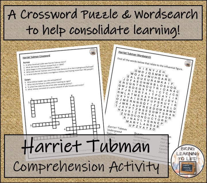 Harriet Tubman Biography Writing Unit | Year 5 or Year 6 | Black ...