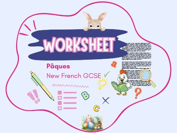 Pâques - Easter worksheet - New French GCSE | Teaching Resources