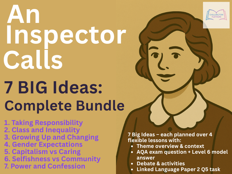 An Inspector Calls: The Complete Big Ideas Bundle | Teaching Resources