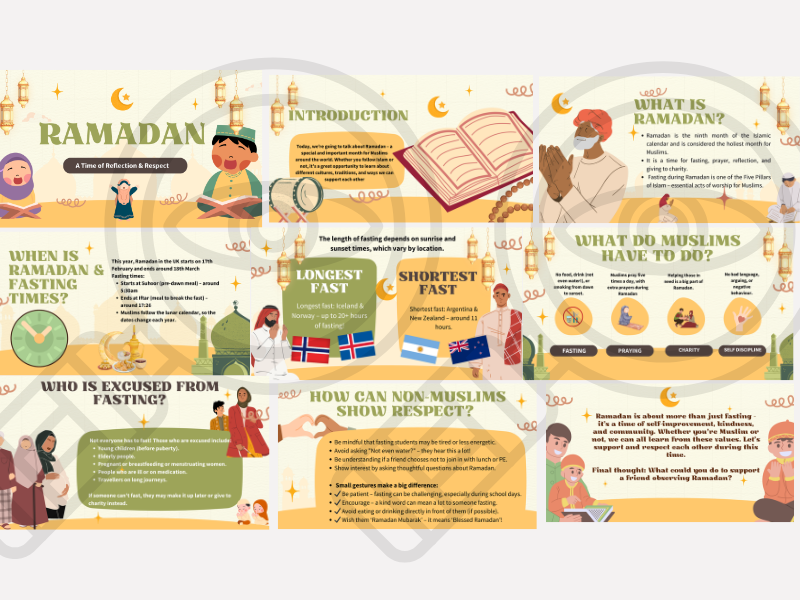 Ramadan Assembly 2026 – Ready-to-Use Presentation for UK Secondary ...