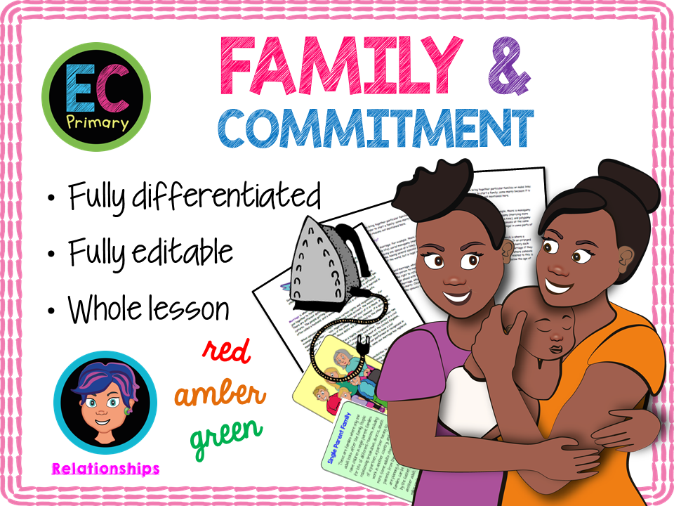Family + Commitment PSHE | Teaching Resources